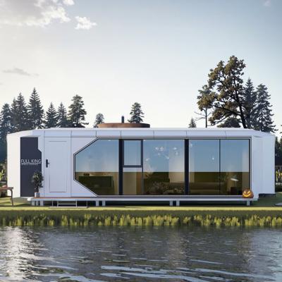 Cina Copertura in acciaio Capsula all'aperto Casa per alberghi o uso personale Apple Cabin House 28m2 in vendita