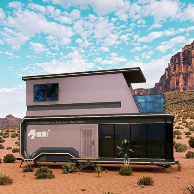 China Mobile Capsule House With Balcony White For Village Space Cabin House for sale