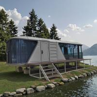 China Galvanized Steel Frame Prefab Modular House 38m² Space Capsule Home with Smart System for sale