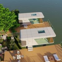 China Customizable Capsule Homestay with 270° Smart Glass - Single or Double Pod for Outdoor Accommodation for sale