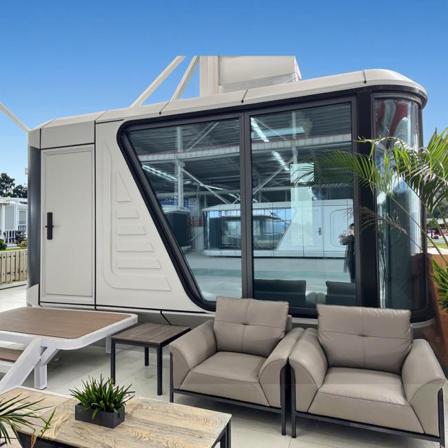 Interior view of M20 Space Capsule House