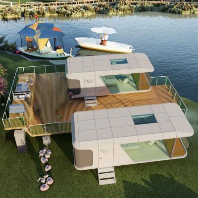 China Large Outdoor Luxury Decoration Prefabricated Homestay Space Capsule Mobile Capsule Room for sale