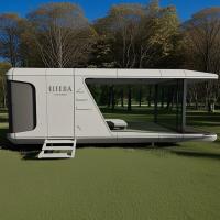 China Prefab Space Capsule House 20ft Modular Tiny Home for Camping Hotel Glamping for sale