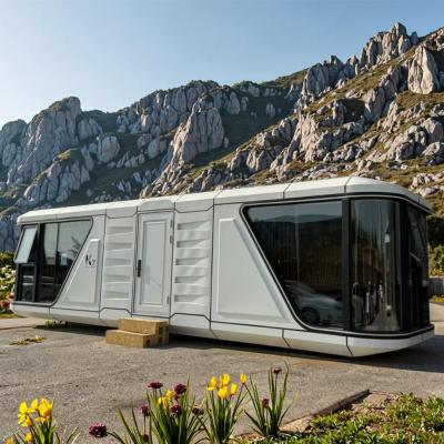 China Chinese design stijl LED verlichting Mobile Capsule House Ultimate Mobile Living Experience for sale
