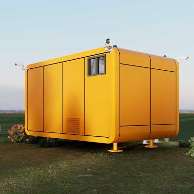 China Cabin House Portable Mobile Modular Prefab House Office Pod House Cabin Container House With Broken Bridge Aluminum Window for sale