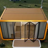 China Full-King Apple Cabin Office Prefab Modular Building with Smart Control 80x80mm Steel Frame for sale