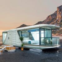 China Galvanized Steel Frame Prefab Modular House 38m² Space Capsule Home with Smart System for sale