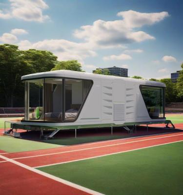 China 2 Schlafzimmer Raum Kapselhaus mit Küche Modulares Mobilhaus K7 Kapsel Vorgefertigtes Haus zu verkaufen