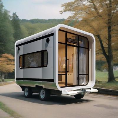 China Customization Modern Design Luxury Apple Warehouse Mobile Office Space Capsule for sale