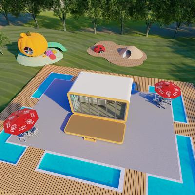 中国 ミニマリスト プレハブ アパート モバイル スペースカプセル ユニークニーズ 拡張可能な家 販売のため