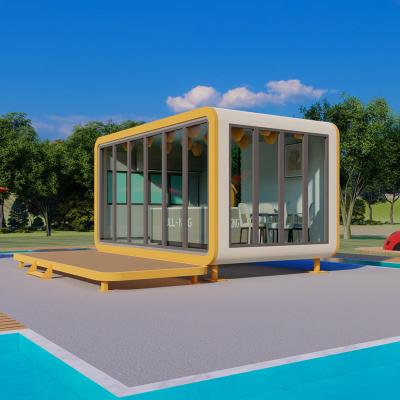 China Casa Pré-fabricada Micro Moderna 8700kg Cápsula Casa Móvel Com Design Modular à venda