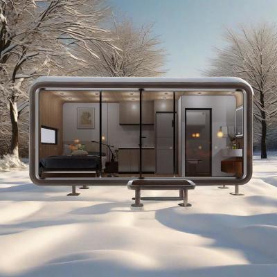 China 12 Kw Customized Apple Cabin Perfect Mobile Outdoor House For Small Studios And Live Streaming Rooms for sale
