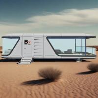 China Portable Space Capsule House 38㎡ Prefabricated Modular Home 11.5m x 3.3m for sale