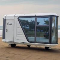 China Movable Panoramic Skylight Space Capsule House 5.8m 8.5m 11.5m Customizable Outdoor for sale