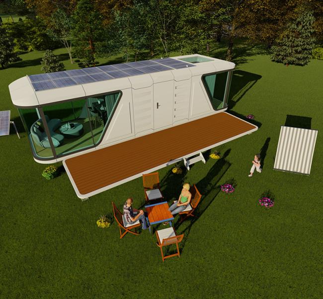 Space Capsule House interior layout