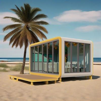 China Apple Cabin Família ecológica com banheira de hidromassagem e energia solar à venda