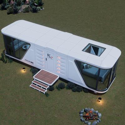 China Milieuvriendelijk draagbaar mobiel containerhuis met badkamer keuken luxe slim prefab huis villa capsule huis Te koop