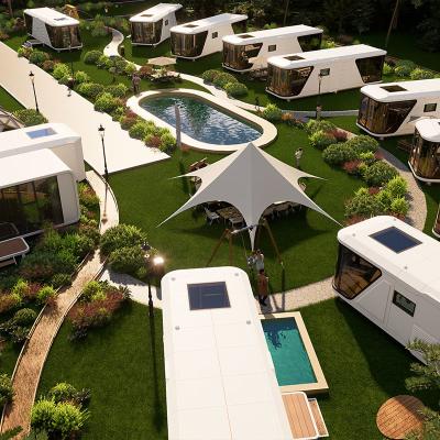 중국 모듈형 소형 우주 캡슐 하우스, 차세대 숙박 경험 판매용