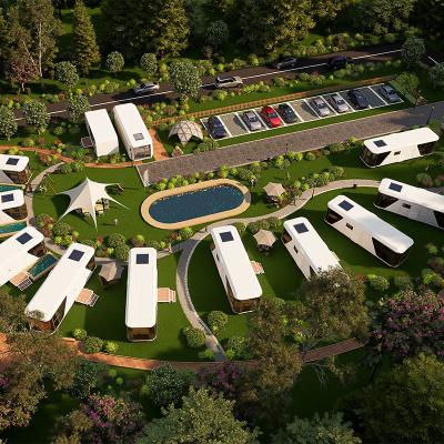 중국 모듈형 소형 우주 캡슐 하우스, 차세대 숙박 경험 판매용