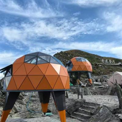 중국 이층 공간 캡슐 하우스 13.6㎡, 360° 파노라마 창 판매용