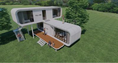China Scenic area base space room Apple cabin square cabin creative mobile hotel mobile camp space capsule mobile room homestay for sale