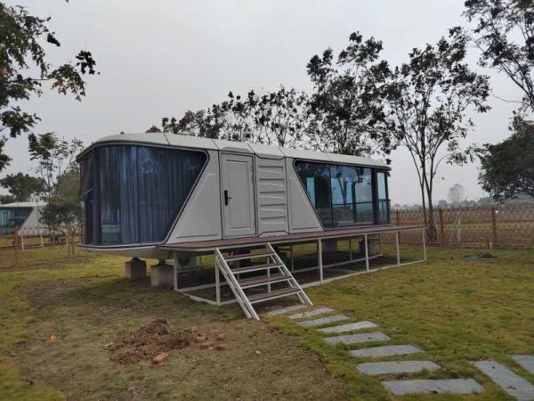 Quality Galvanized Steel Frame Capsule Cabin House Easy Installation Smart Capsule House for sale