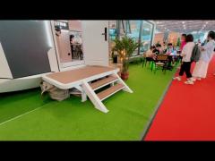Nieuwe mobiele huizen in capsule design Snel bouwbaar staalframe met waterdichte sandwichpanelen voor kantoor- of winkelgebruik