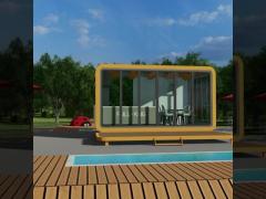 A28 Customized Apple Cabin House For Your Specific Needs From Fuqian Metal Space Capsule House
