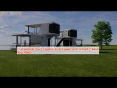 Customizable Outdoor Apple Cabin House For Your Customer Requirements Lounge