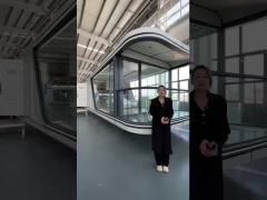 Customizavel Fuqian B7 Space Capsule Cozinha Container de estrutura de aço Casas de madeira para hotéis Villas Escritórios com painel de sanduíche