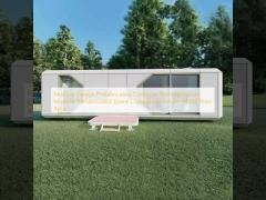 Modular Design Prefabricated Container Portable Luxury Modular Prefabricated Space Capsule For House 38 M2 Floor Area