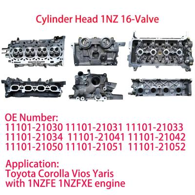 China Toyota 1NZ 2NZ 1ZZ 2ZZ Cylinder Heads For Corolla Vios Yaris Matrix Voltz RAV4 Toyota Corolla Diesel 2c & 2CT Cylinder Head for sale