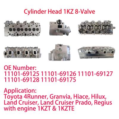 中国 トヨタ 1HDT 1HDFT コースター&ランドクルーザー用 トヨタ 1HZ 1KZTE 2L 2L-TE 4ランナー,ハイアース,ヒラックス用 シリンダーヘッド 販売のため
