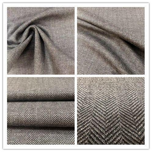 Knitted Polyester/Rayon/Viscose Herringbone Fabric Yarn Dyed/Dyeing for Lady&prime;s Outwear