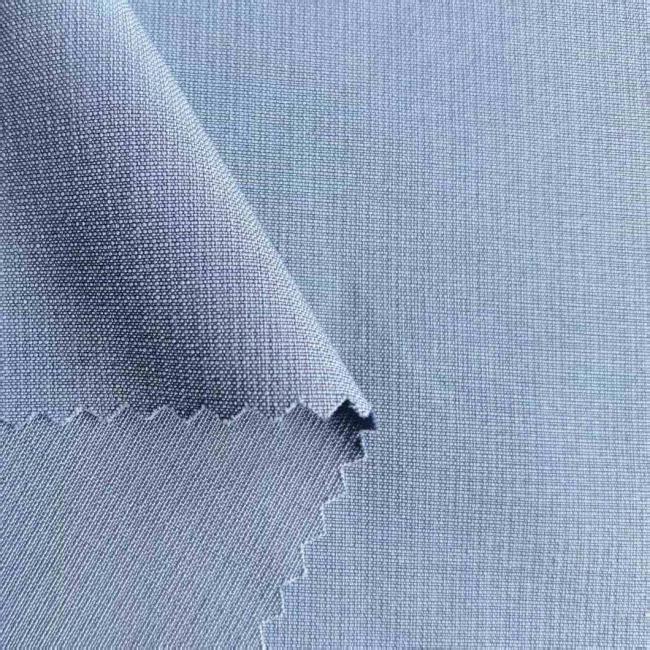 Poly 4 Way Spandex Smooth and Soft Fabric for Pants with Cationic Yarn