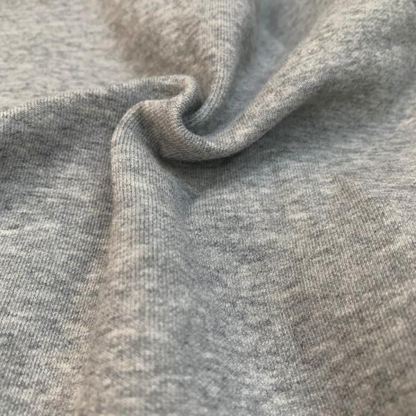 Quality 71%Cotton 24%Polyester 5%Spandex Grey Melange CVC Scuba for Sports for sale