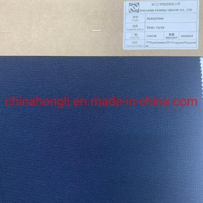 China 71%Polyester 28%Rayon 2%Spandex Knitting Fabric with Waffle Stucture for Men&prime; S Outwear for sale