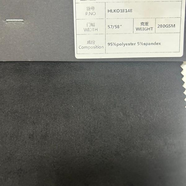 Quality High Quality Scuba Suede for Outwear 95%Polyester 5%Spandex 280GSM for sale