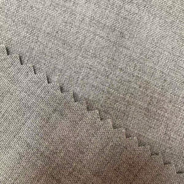 Quality Polyester/Rayon/Spandex Fabric Grey Melange Color Piece Dyed Quality for Lady&prime;s Dress, Suits for sale