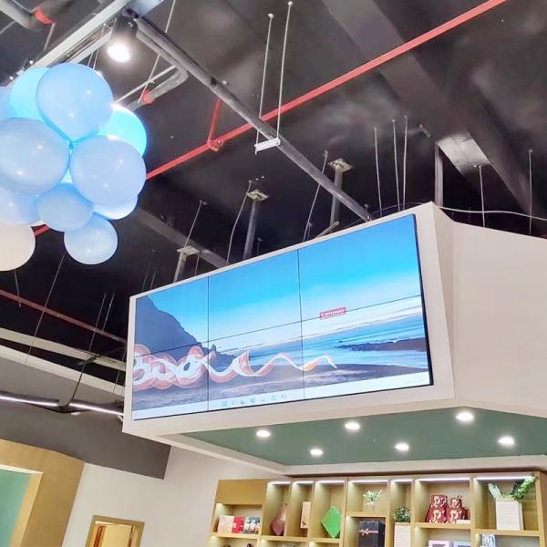 Quality Professional 46 Inch Seamless LCD Splicing Wall Screen 1.7mm Bezel for Projects for sale