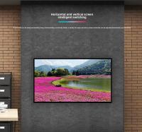 Quality 55inch Ultra-Thin Invisible LCD Digital Signage 4K Advertising Video Player for sale