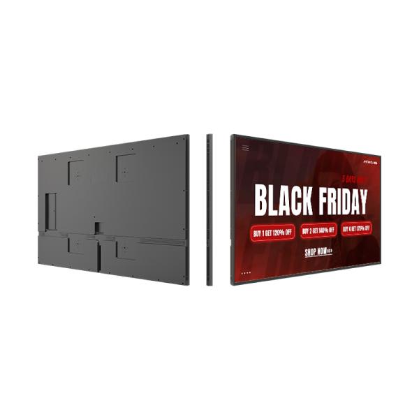 Quality 55inch Ultra-Thin Invisible LCD Digital Signage 4K Advertising Video Player for sale