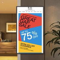 Quality Ultra Thin 43Inch Wall Mounted Digital Signage Advertising Player Factory's for sale