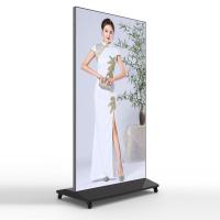 Quality 98Inch Vertical Full-Screen 4K HD LCD Splicing Advertising Machine Ultra-Narrow for sale