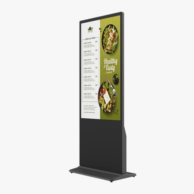 China 43-Inch Vertical Advertising Touch Control Display Customizable Floor-Standing Indoor Digital Signage Machine for sale
