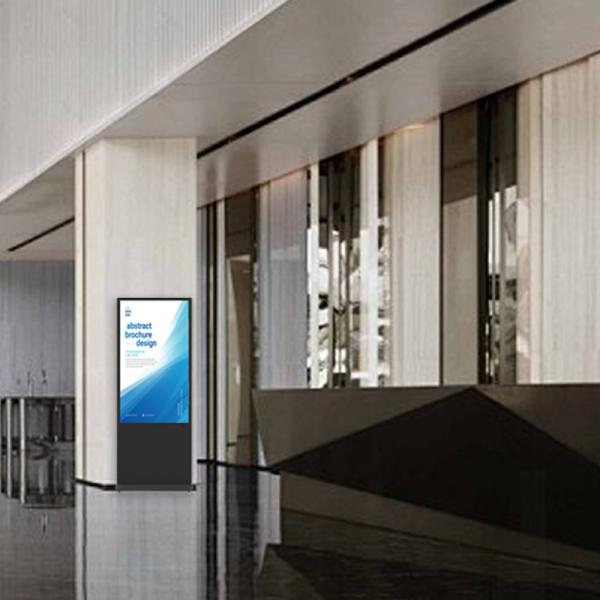 Quality 43-Inch Vertical Advertising Touch Control Display Customizable Floor-Standing for sale
