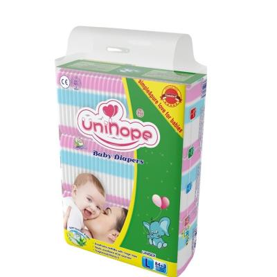 China Geprinte luiers voor baby's met droogoppervlak absorptie superieure absorptie en comfort Te koop