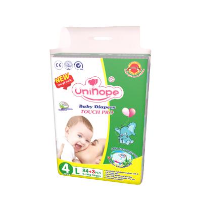 Cina Buoni campioni OEM GRATUITI pannolino per bambini con assorbimento morbido traspirante e colore OEM in vendita