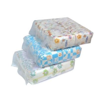 China 16 tot 18 lbs B-klasse luiers met Japan SAP PE Film PP tape luiers in balen Te koop