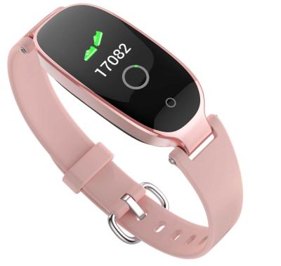 Κίνα Η κυρία έξυπνη ζώνη Bluetooth, IOS9.0 Ip67 0,96 ιντσών στεγανοποιεί το έξυπνο ρολόι Bluetooth προς πώληση